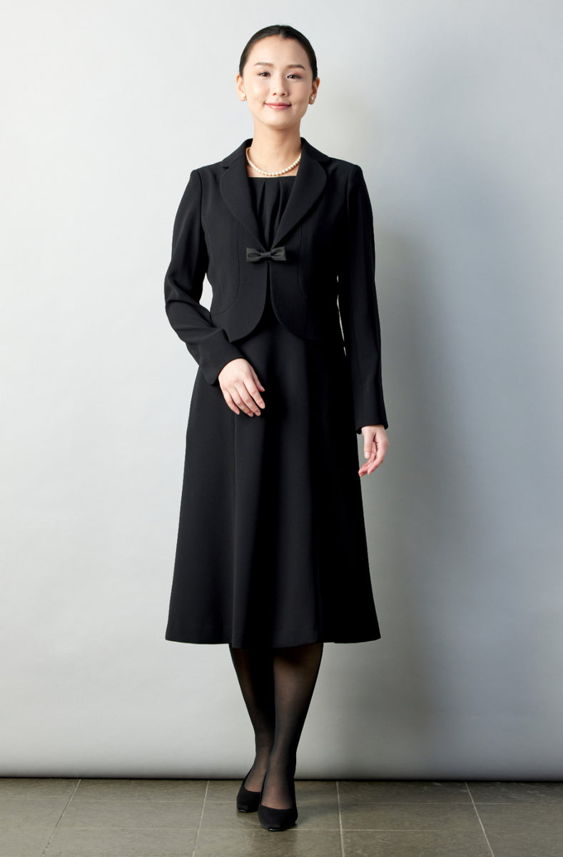 ブラックフォーマル テーラードアンサンブル風ワンピース FB5P082A – MONOIR（モノワール）